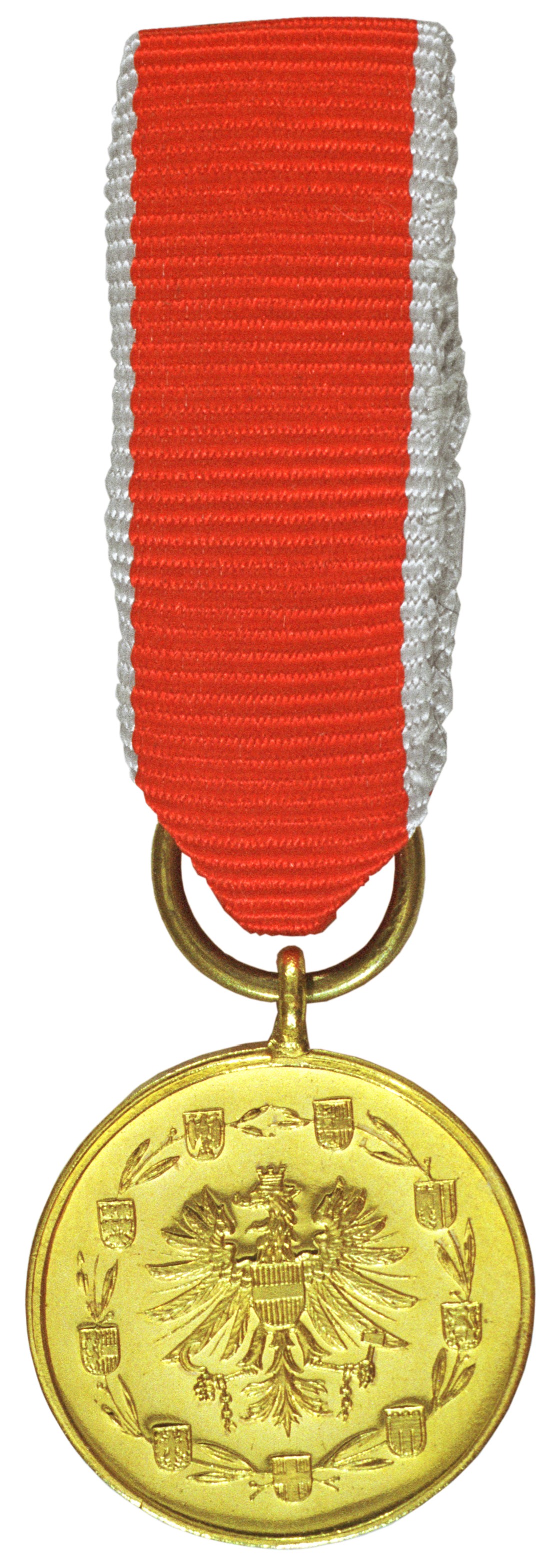 Goldene Medaille am roten Bande für Verdienste um die Republik ...